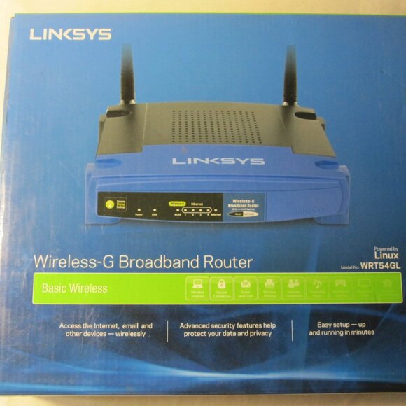 Linksys | Networking | Linksys Wirelessg Broadband Router Model Wrt54gl ...